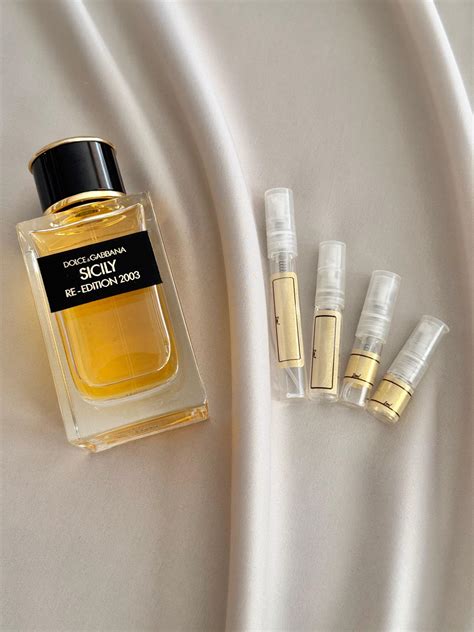 Dolce And Gabbana Sicily Re Edition 2003 Fragrance Samples