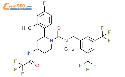 Piperidinecarboxamide N Bis Trifluoromethyl Phenyl