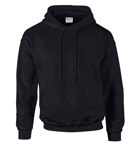 24 Wholesale Unisex Gildan Irregular Black Heavy Blend Hoodie Size M Wsd