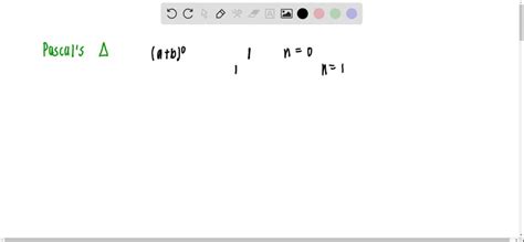 Solved In Your Own Words Explain How To Construct Pascals Triangle
