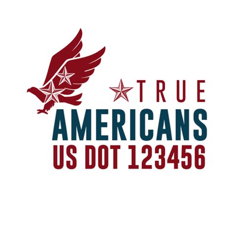 American Inspired Usdot Templates Truck Door Decals