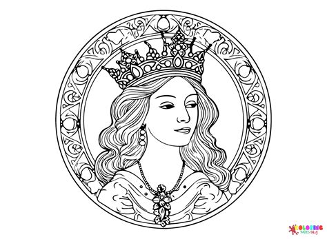 Queen Coloring Pages Free Download On Clipartmag