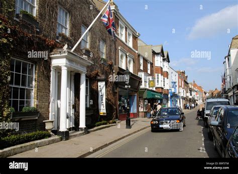 Rye East Sussex Southern England Uk A Historic Cinque Ports Town Stock