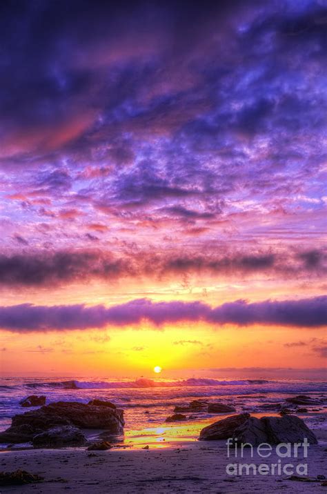 Sunset At Treasure Cove Photograph By Eddie Yerkish Fine Art America