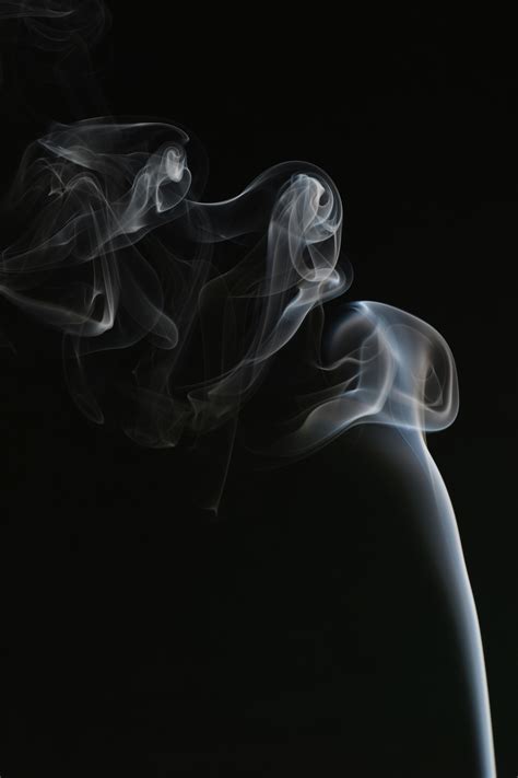 Black Smoke Background For Editing