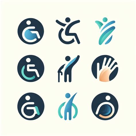 Inclusive Logo Design For Company Empowering Disabled Individuals Ai