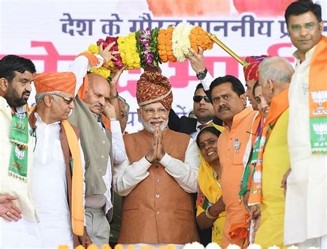 Pm Modi Addresses Public Meeting At Jodhpur Rajasthan