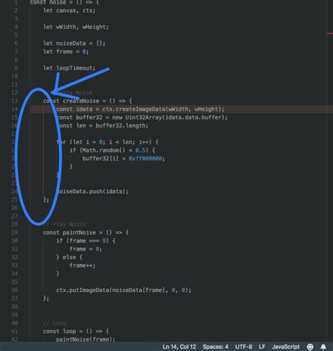 ide what is this vertical line in vs code stack overflow