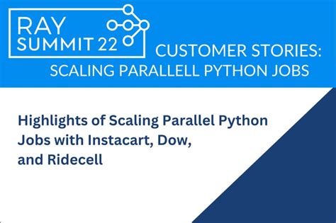 Phi Nguyen On Linkedin Scaling Many Python Parallel Jobs Can Come In Many Different Forms It