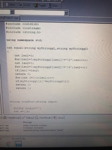 Solved I Did A Program In C The Program Is Not Working