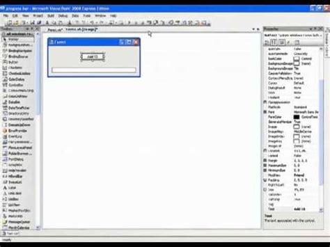 YouTube VB NET Tutorial 7 Progress Bar Visual Basic 2008 2010 YouTube