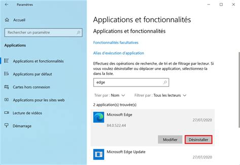 Réparer Réinitialiser Et Réinstaller Microsoft Edge Chromium Le Crabe Info