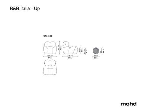 Bandb Italia Up Compasso D Oro Armchair Mohd Shop