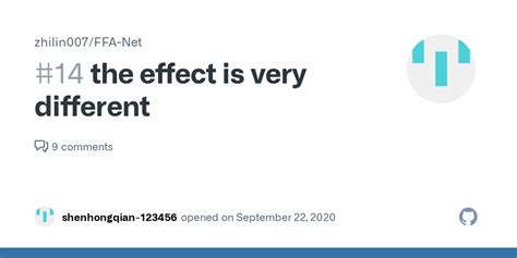 The Effect Is Very Different Issue Zhilin Ffa Net Github