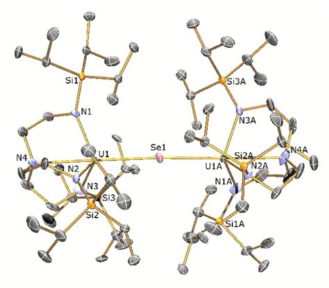 Molecular Structure Of 5 Displacement Ellipsoids Set At 40
