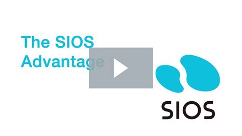 Video The Sios Advantage Sios Sanless Clusters