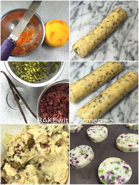 香橙紅梅開心果曲奇食譜做法 BAKEwithCarmen的Cook1Cook食譜分享