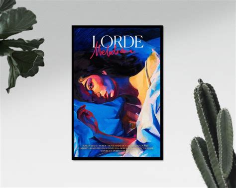 Lorde Melodrama Album Cover Poster Sold By Nourhan Khaled Sku