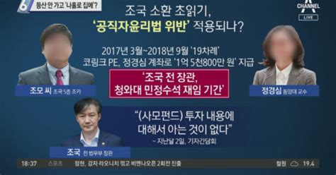 조국이 2인자 정경심 놔두자