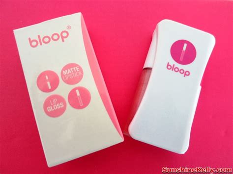Sunshine Kelly Beauty Fashion Lifestyle Travel Fitness Bloop Candy Duo Lipstick Review