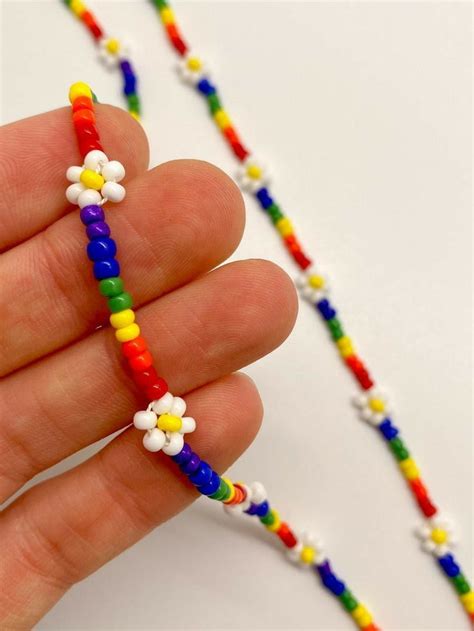 Чокер из бисера с ромашками🌼 Цена 350₽ Доставка по всей России 🌸От