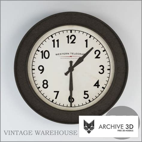 Clock 3 Archive 3d