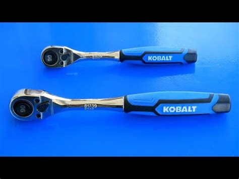 Kobalt 90 Tooth Comfort Grip Ratchets 1 4 Dr Item 2884726 3 8 Dr