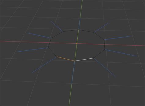How Does Blender Calculate Vertex Normals For A Circle With No Face
