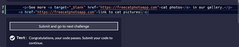 Learn Html By Building A Cat Photo App Step Html Css The Freecodecamp Forum