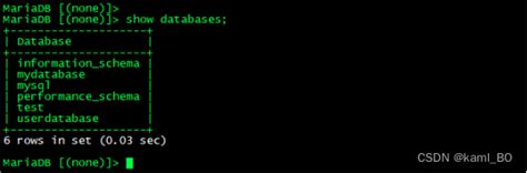 Mariadb Mysql服务器 mariadb查看数据库 CSDN博客