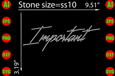 Important Rhinestone Templates Graphic By Creative Writing · Creative