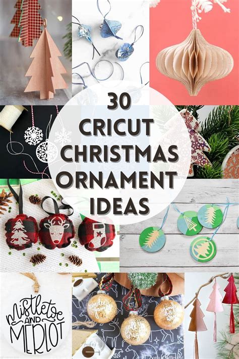 30 Creative Cricut Christmas Ornaments Anika S DIY Life