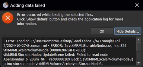 unable to save segmentation scene support 3d slicer community