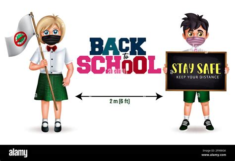 School Character Vector Set Back To School Student 3d Characters In