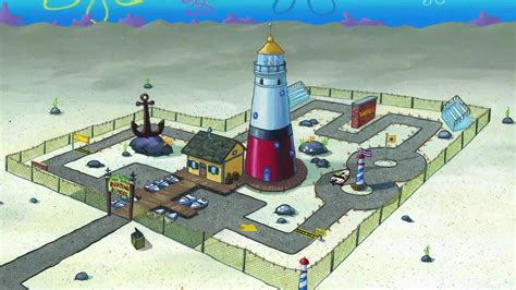 Mrs Puffs Boating School Lighthouse Bikini Bottom Pacific Ocean R
