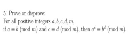 Solved Prove Or Disprove For All Positive Integers A B