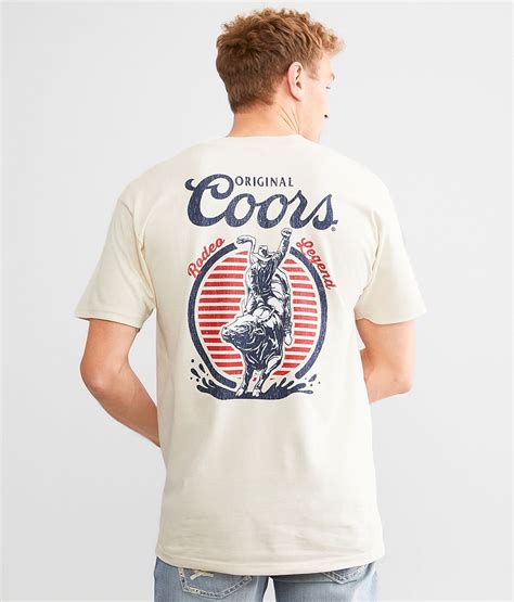 Tee Luv Coors® Original Rodeo Legend T Shirt Mens T Shirts In Cream