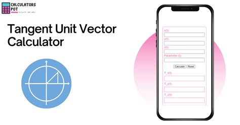 Tangent Unit Vector Calculator Calculatorspot