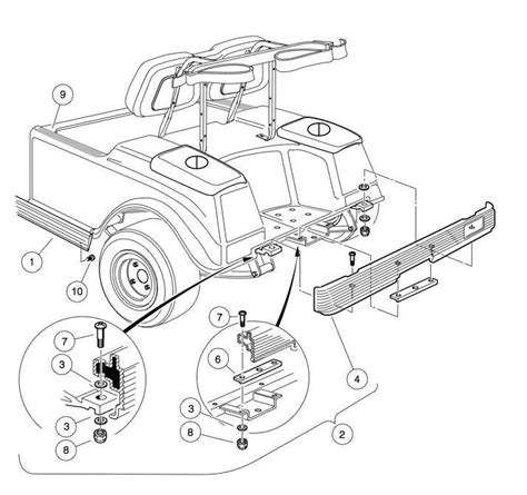 Diagram Of Club Car Ds Rear End