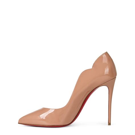 Christian Louboutin Womens Hot Chick Leather Pumps 100mm Women