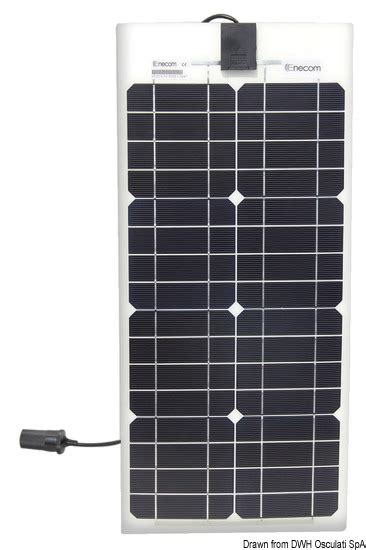 Pannello Solare Enecom 20 Wp 620x 272 Mm Osculati 12 034 01