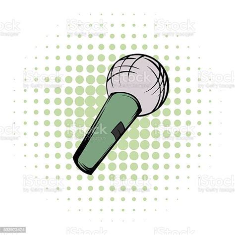 마이크 만화 아이콘크기 가수에 대한 스톡 벡터 아트 및 기타 이미지 가수 노래 노래방기계 Istock