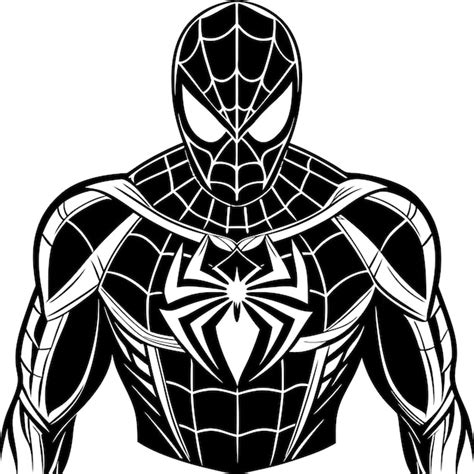 Spider Man Black And White