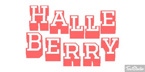 Halle Berry Celebrity Animated Logo Designs Halle Berry Celebrity Animated Logo Designs