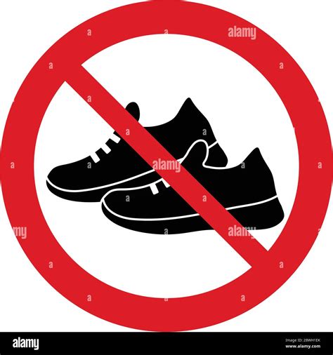 Shoes Forbidden Stock Vector Images Alamy