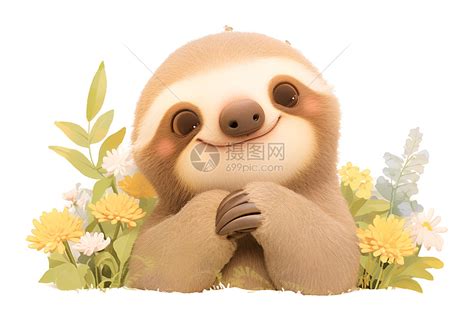 可爱树懒插画图片下载 正版图片601076155 摄图网