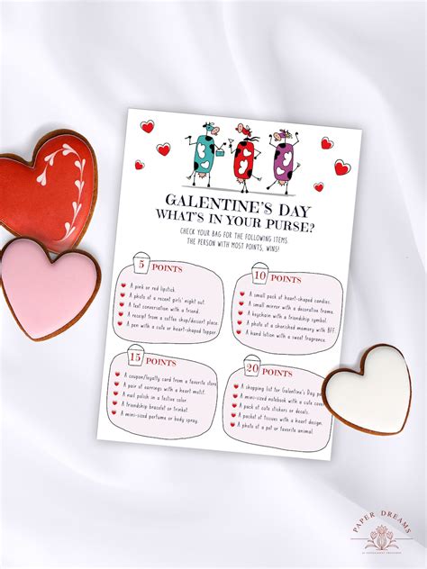 Whats In Your Purse Game Whats In My Bag Game Galentines Party Games