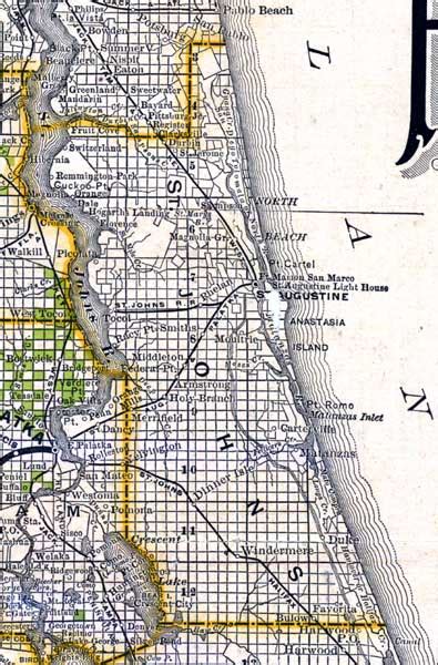 St Johns County Elevation Map Map St Johns County Elevation Map Map