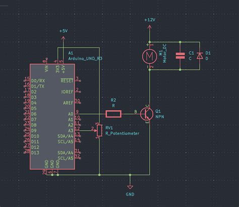 Running A Dc Motor With A Transistor And Arduino Uno Motors