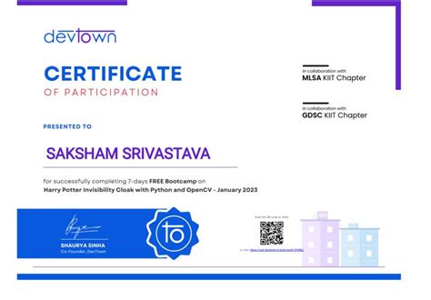 saksham srivastava on linkedin devtown bootcamp invisibilitycloak